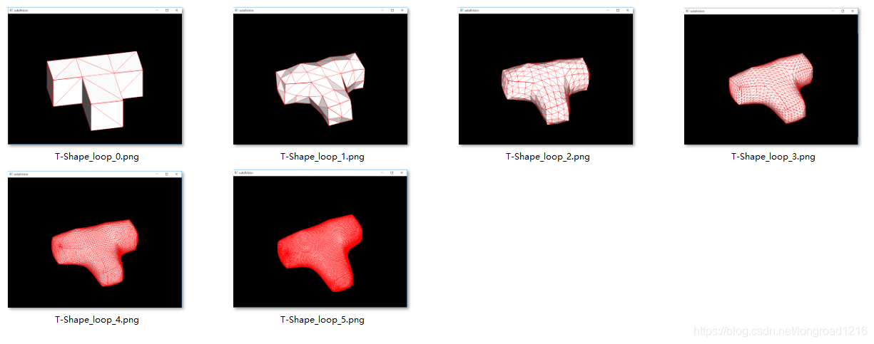 Loop subdivision（循环细分） && modify butterfly subdivision（改进的蝴蝶细分）算法实现_一步徐 ...