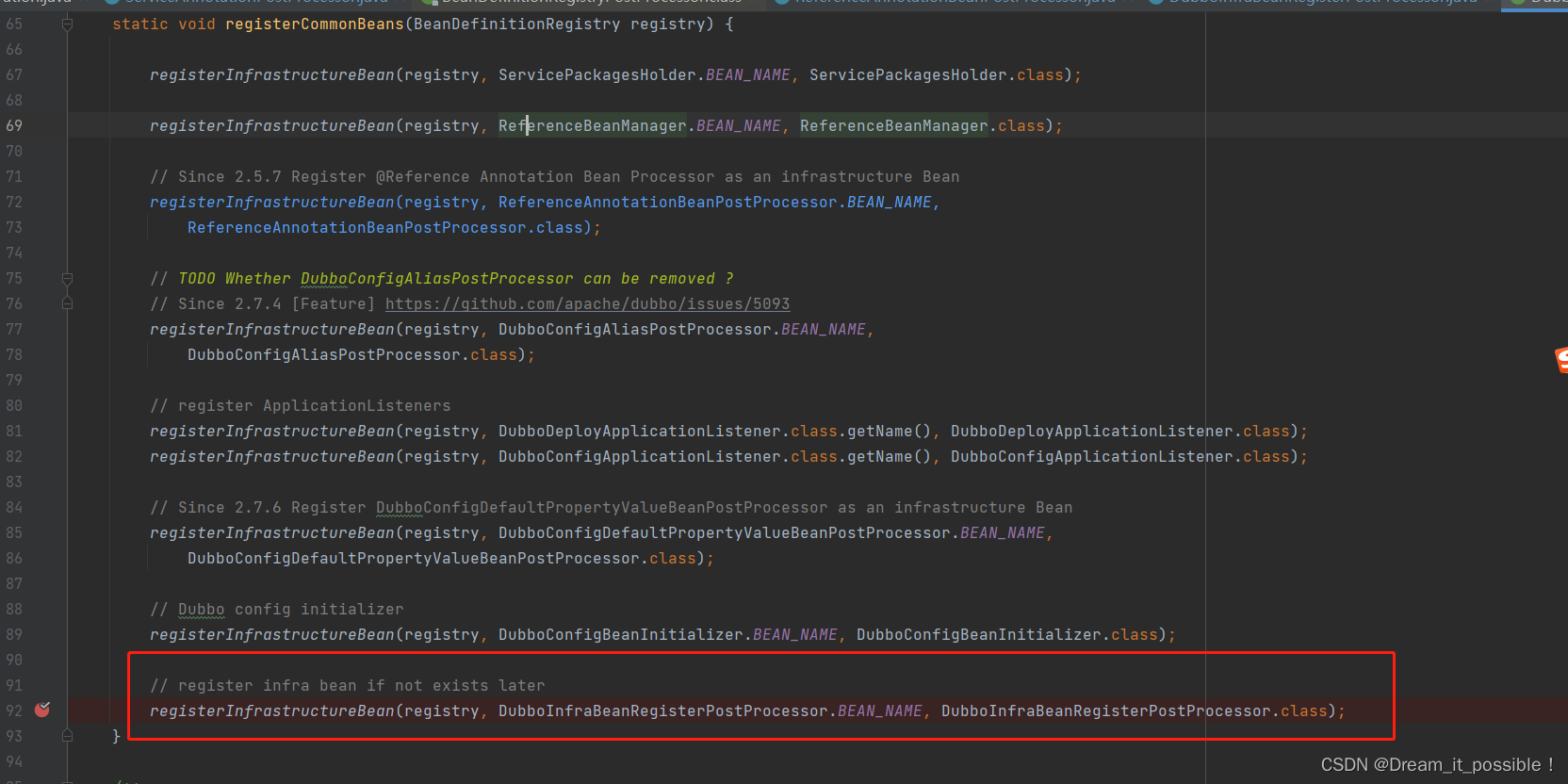 Dubbo源码(十一) Dubbo与SpringBoot整合时是如何管理Bean的?_springboot整合dubbo源码-CSDN博客