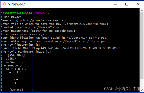 Git 配置ssh key_git ssh key-CSDN博客