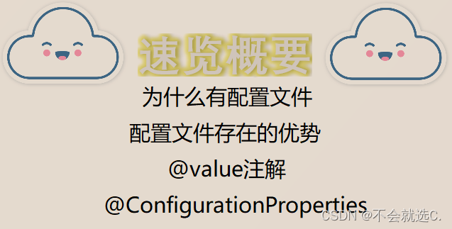Javaweb ——面试官：谈谈你对springboot配置文件的理解7 Springboot 中的配置文件必会面试回答 Csdn博客