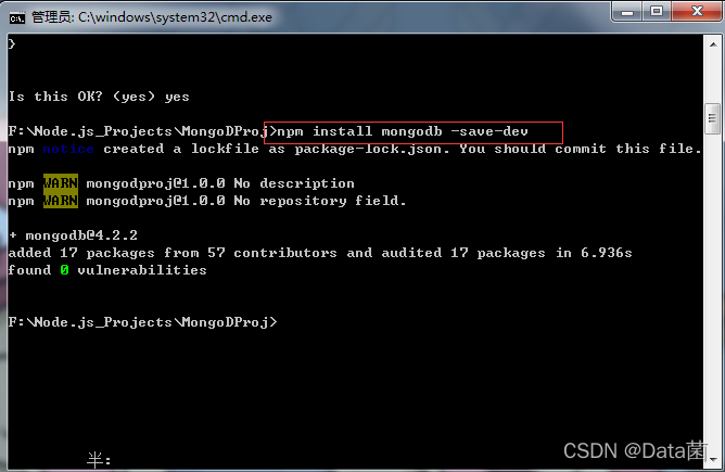 Node.js-MongoDB数据库：连接、增删改查操作_node require("mongodb").conn-CSDN博客