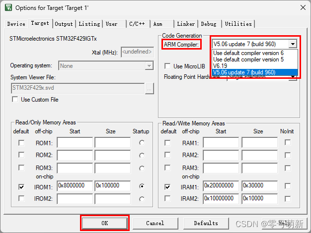 Keil（mdk Arm）如何补充安装旧的编译器 Ac5（arm Compiler 5）stm32零号萌新 Gitcode 开源社区