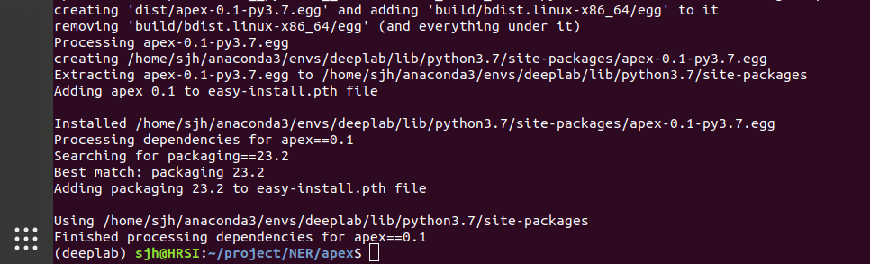 问题解决：No module named ‘apex‘，apex安装_no module named 'apex-CSDN博客