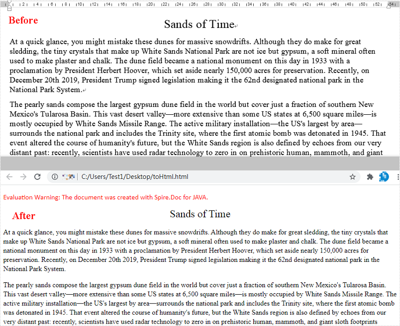 借助spiredoc For Java控件,在java中将 Word 转换为 Htmljava Word 变成 Html 输入框 Csdn博客