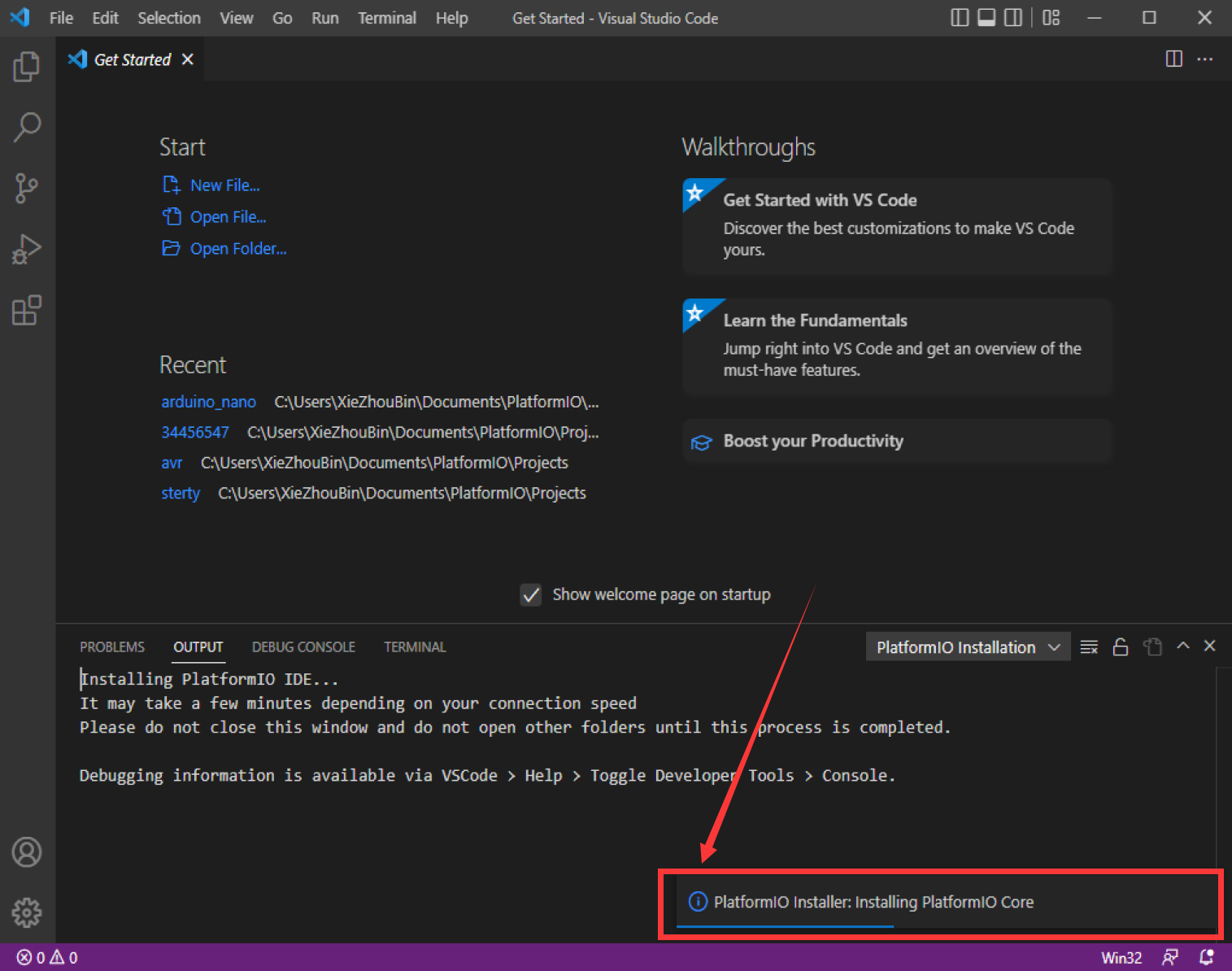Arduino-VScode-Platformio离线安装，99%成功！_platformio离线安装包-CSDN博客