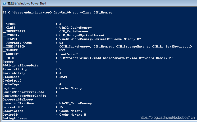 powershell 查看WMI信息和几个WMI类示例_如何看wmi一共多少类-CSDN博客