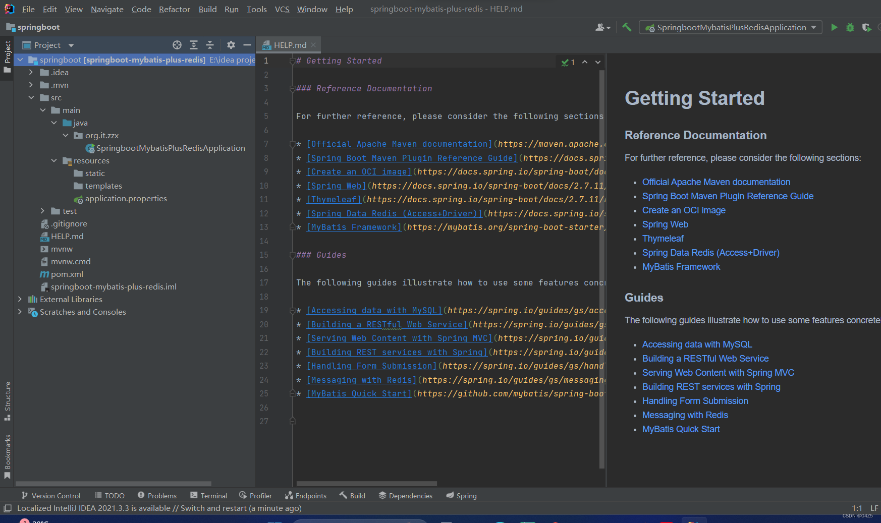 idea创建spring boot项目（spring boot + mybatis-plus 详细步骤）_idea搭建springboot+mybatis框架-CSDN博客