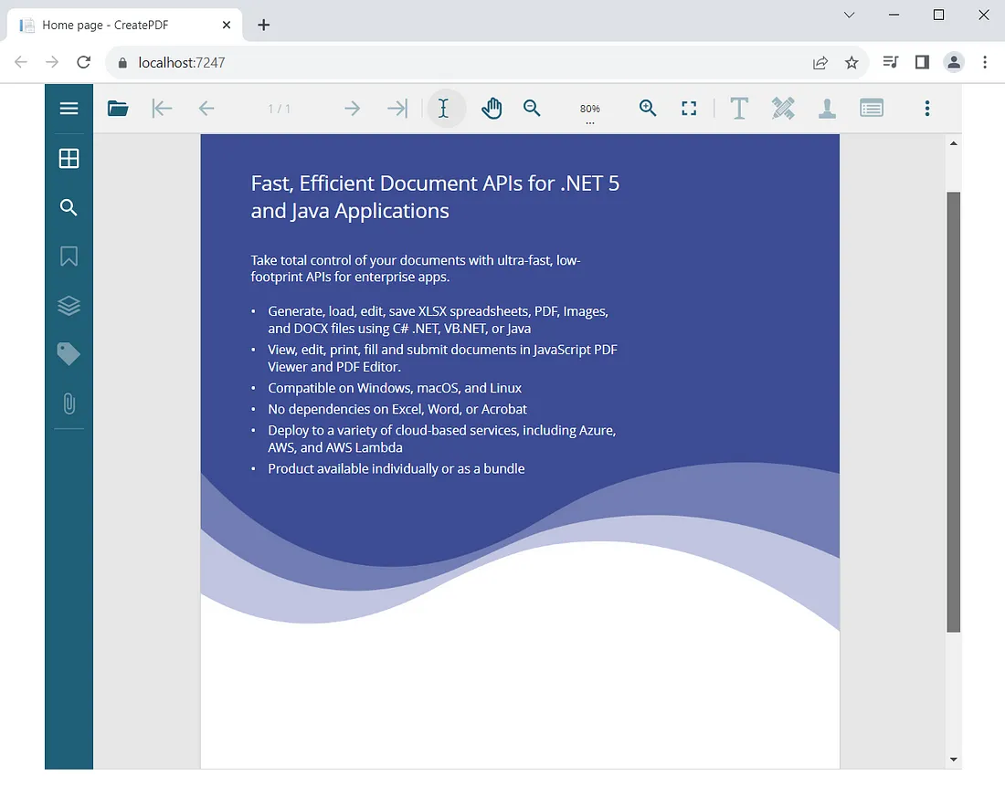 简便实用：在 ASP.NET Core 中实现 PDF 的加载与显示_net core word pdf-CSDN博客