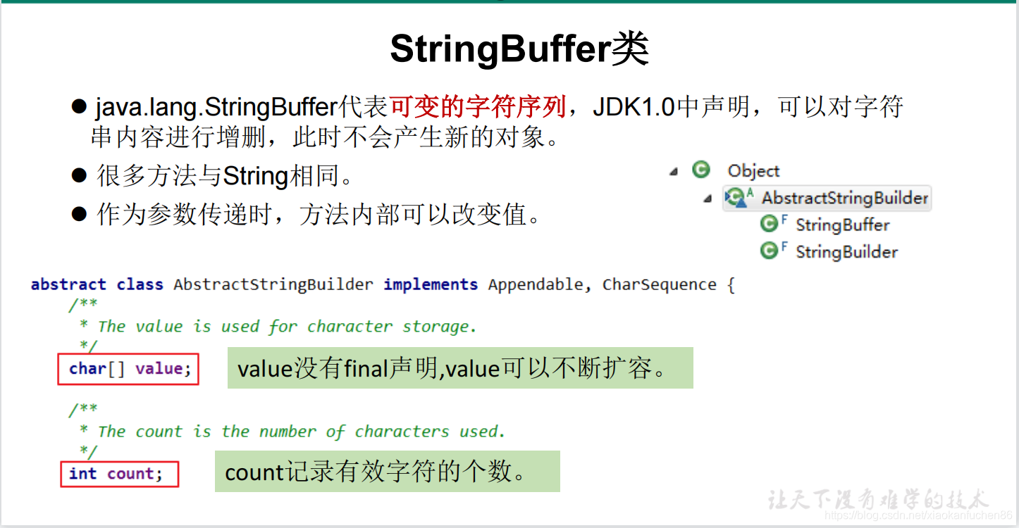 String、StringBuffer和StringBuilder区别_.stringbuffer类和string类一样,都是不可变对象 ...