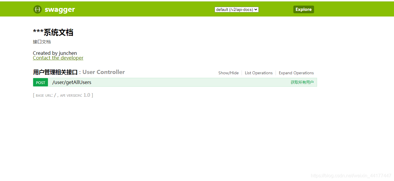 SpringBoot-Swagger2搭建_swagger2config withclassannotation-CSDN博客