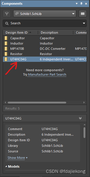 第25课 绘制原理图——在原理图上放置元器件_schlib文件怎么添加到原理图里-CSDN博客