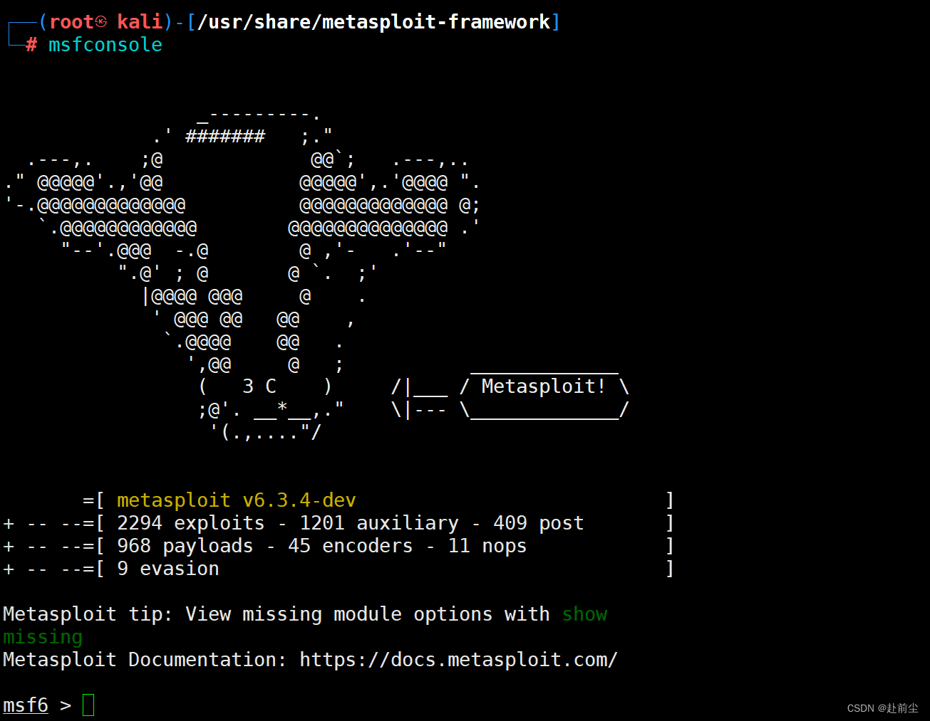 kali中Metasploit基本使用方法_渗透测试-CSDN专栏