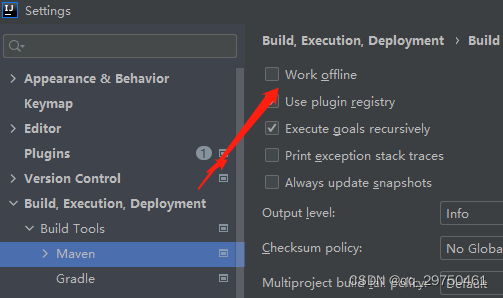 【解决】IDEA Maven Switch Off Offline Mode-CSDN博客