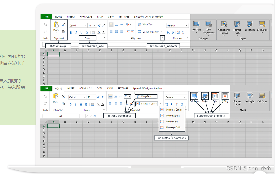 SpreadJS 15.0.5 SpreadJS Excel在线设计_spreadjs设计器设置的模板如何引入网页中加载出来-CSDN博客