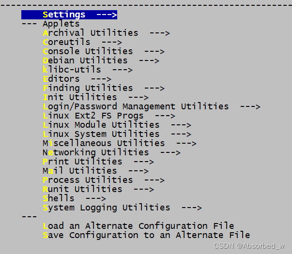 I.MX6ULL_Linux_系统篇(24) busybox配置项分析_busybox menuconfig-CSDN博客