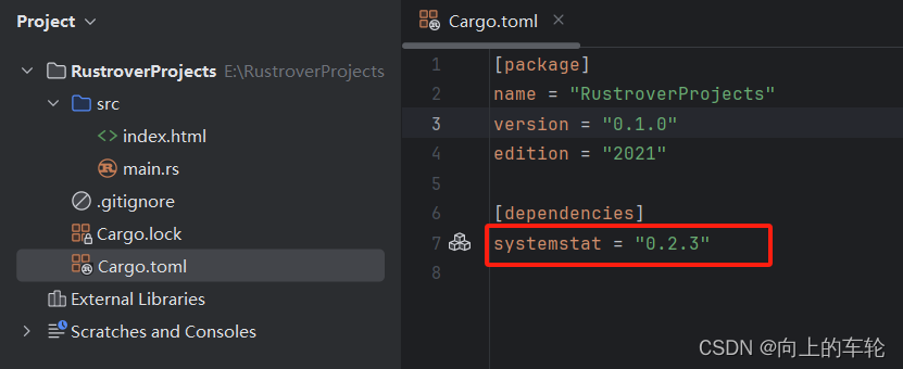 Rust错误：【error: failed to select a version for the requirement `systemstat = “^0.8.2“】_perhaps a ...