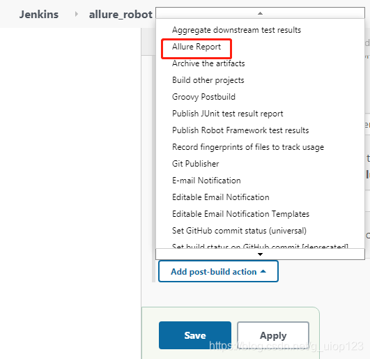 robotframework+allure+jenkins 强大的报告展示_jenkins pipeline怎么展示robot测试结果-CSDN博客