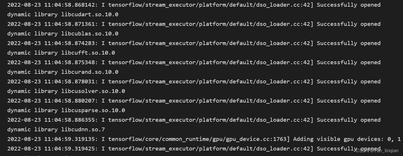 Could not dlopen library ‘libcudart.so.10.0‘一类的错误_could not dlopen library 'libcudart.so.10.0 ...