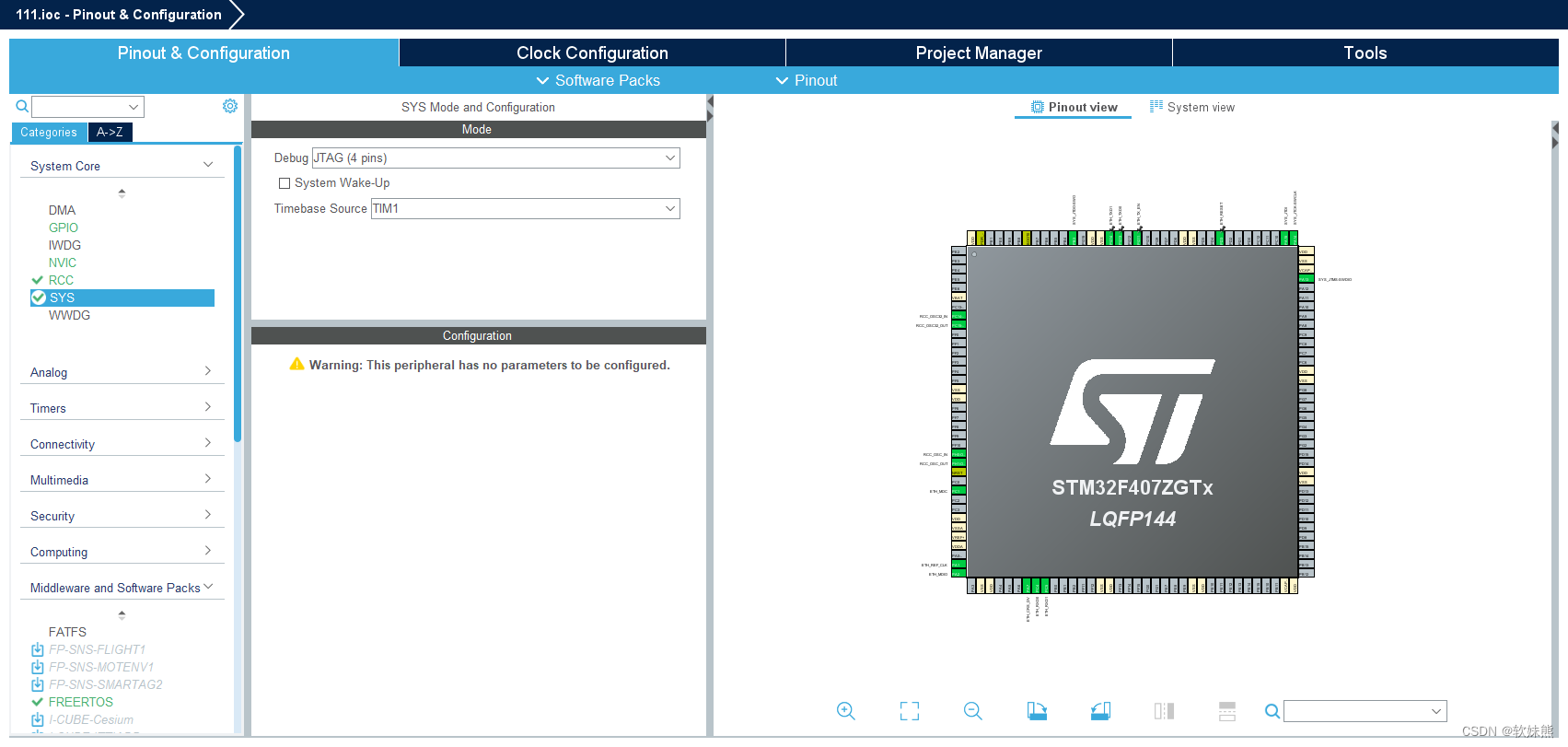 Stmcubeide Stm32f407zgt6 Freertos Lwip设置正点原子 Stm32f407 Freertos Lwip Csdn博客 3465