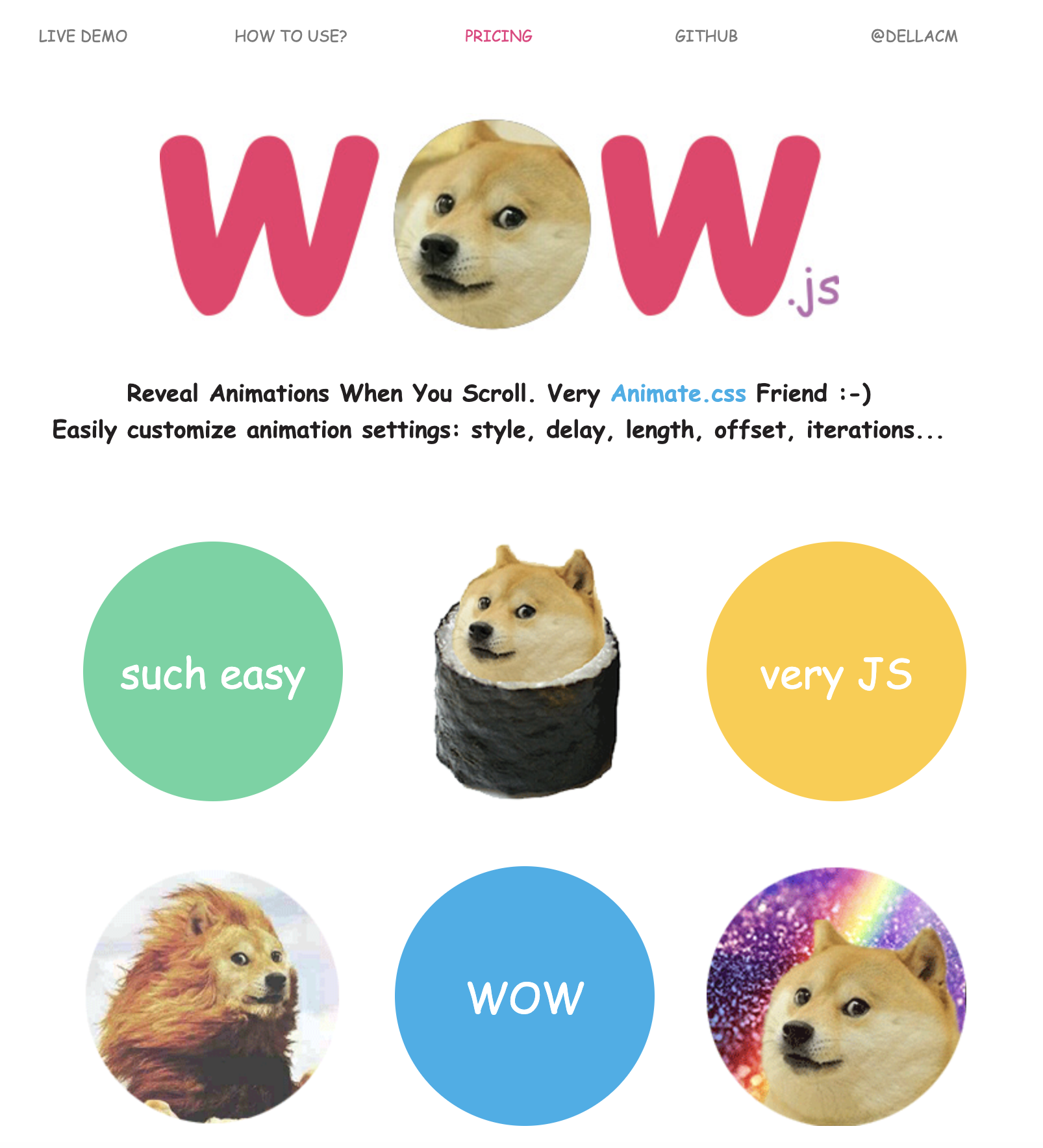 使用Wow.js增强Animate.css动画-CSDN博客