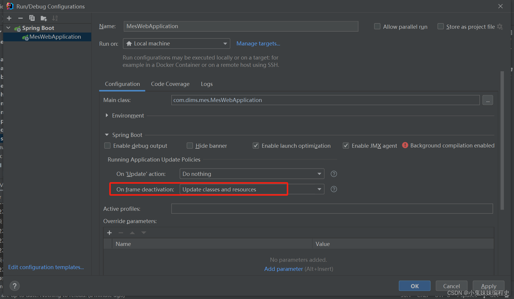 spring boot 热部署_spring-boot-devtools 版本号-CSDN博客