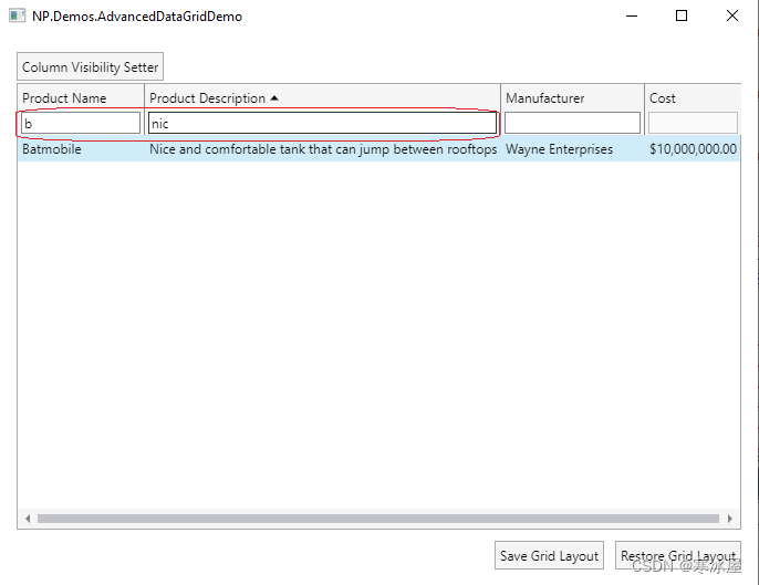 Avalonia DataGrid——来自NP.Avalonia.Visuals包的高级功能-CSDN博客
