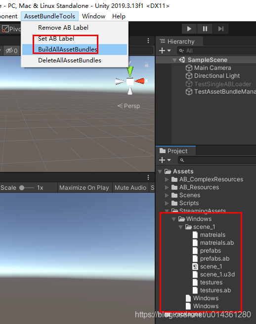 Unity AssetBundle 之 （进阶）简单的实现 AssetBundle 框架，加载AB包资源，自动加载依赖资源（无需手动加载），自动打AB标签，自动打包AssetBundle的框架 ...