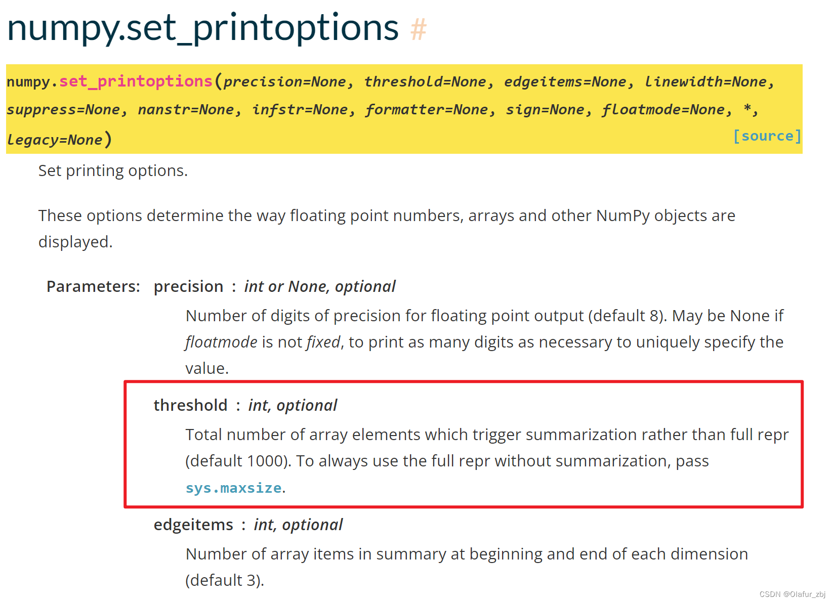 【python】输出print阈值设置_python 打印显示图像的所有阈值数据-CSDN博客