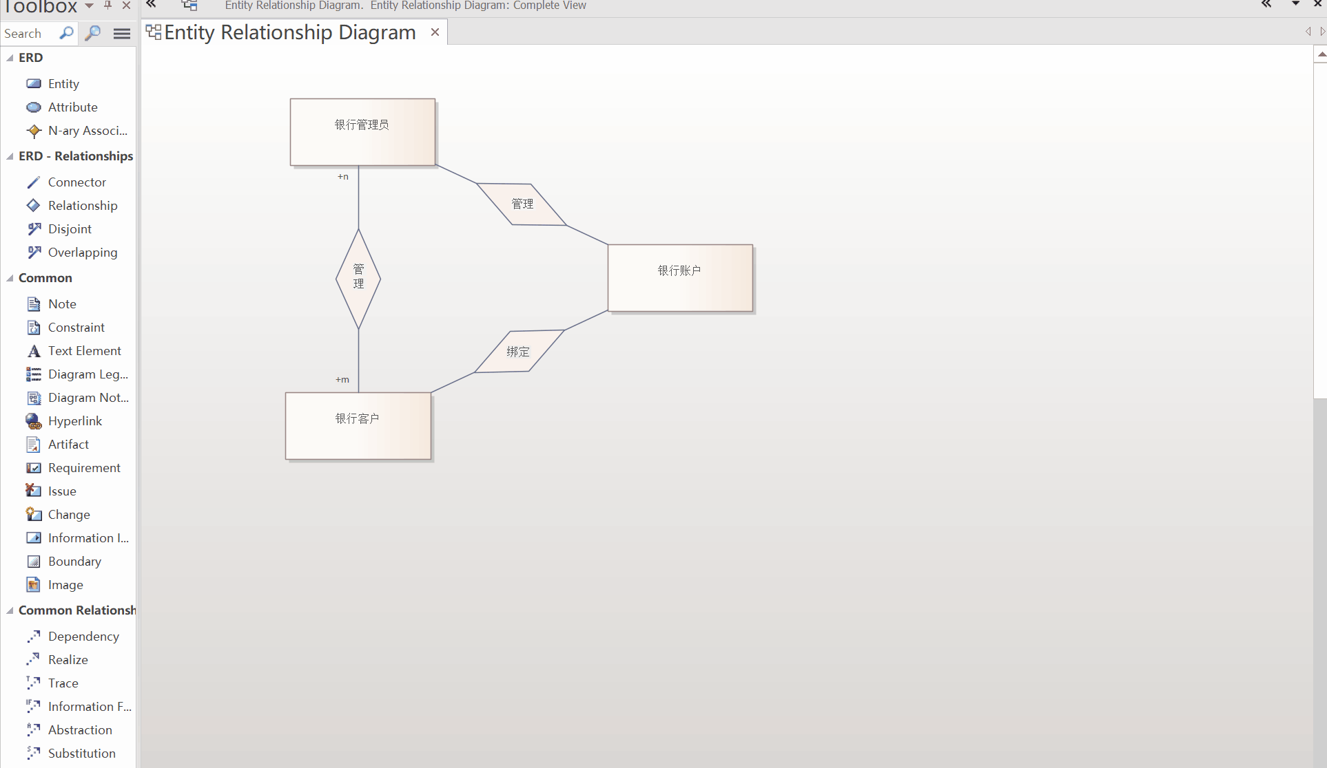 EA15 ER图显示实体类之间的联系类型_ea中联系表明1n怎么写-CSDN博客