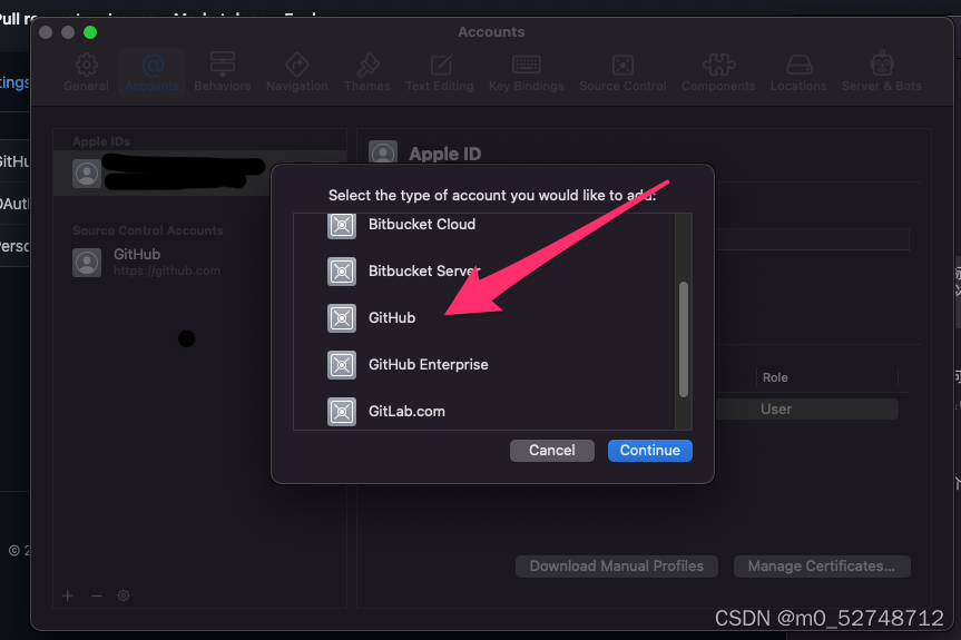 学习笔记：Xcode添加github的个人访问令牌_xcode sign in to your github-CSDN博客