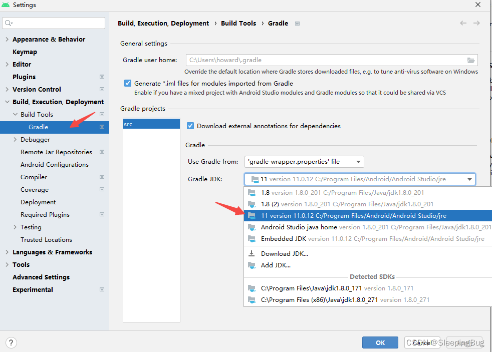 【解决】Android Gradle plugin requires Java 11 to run. You are currently using Java 1.8_flutter ...