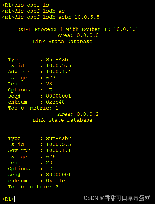 1. OSPF 基础实验（三）：邻接关系和 LSA_ip 地址设置及 ospf 区域划分如图所示,注意 r2 的 loopback0 、r5 的 loo-CSDN博客