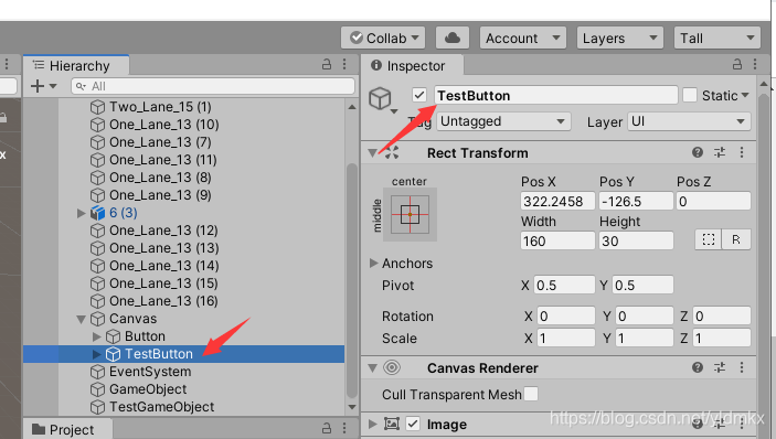 Unity 3D 2019.3.12版本创建一个按钮，并为该按钮添加点击Click的消息响应函数以及点击按钮切换场景_unity button clicked-CSDN博客