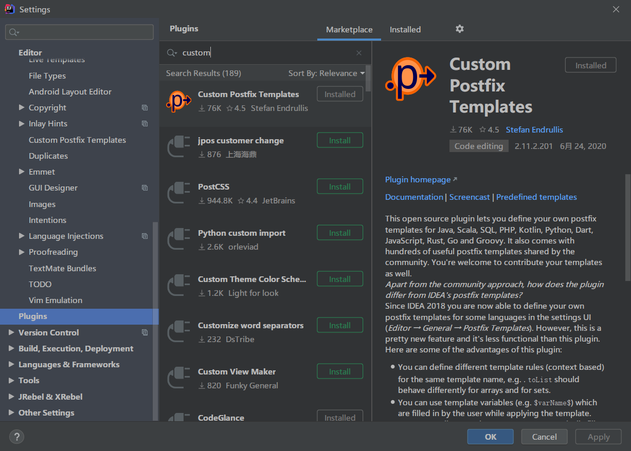 Idea插件custom Postfix Template，代码补全的一大利器 Custom Postfix Templates Csdn博客
