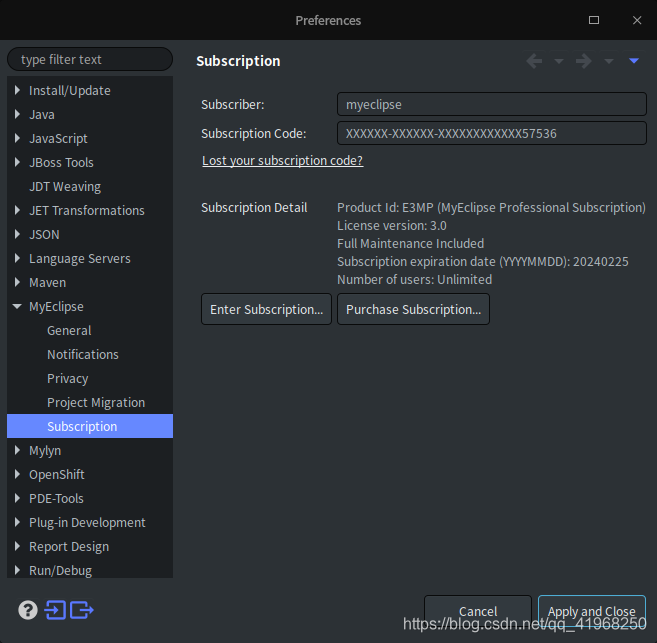 deepin v20安装MyEclipse2020.9.16激活与汉化并安装CodeMix插件-CSDN博客