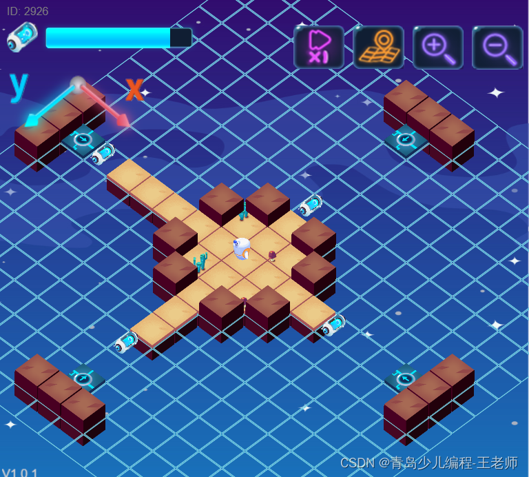 ICode国际青少年编程竞赛- Python-2级训练场-for循环练习2_icode for循环练习2-CSDN博客