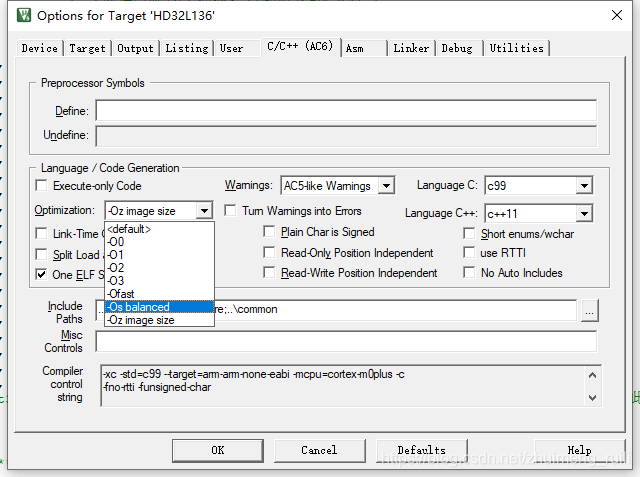 ARM Compiler 6 优化等级_arm compiler v6局部优化-CSDN博客