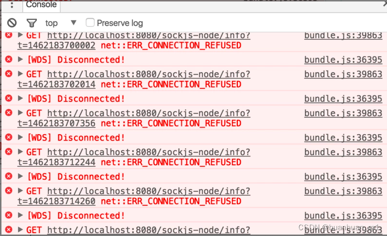 vue项目运行时一直请求sockjs问题_前端页面代理后 sockjs-node 一直在请求-CSDN博客
