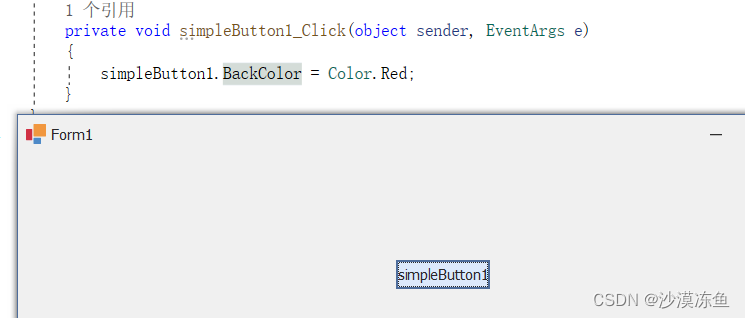 记录关于DevExpress插件更改SimpleButton背景颜色_simplebutton 背景颜色-CSDN博客