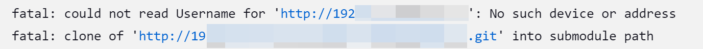 Jenkins中使用git submodule时报fatal: could not read Username for ‘xxxx‘: No such device or address的解决 ...