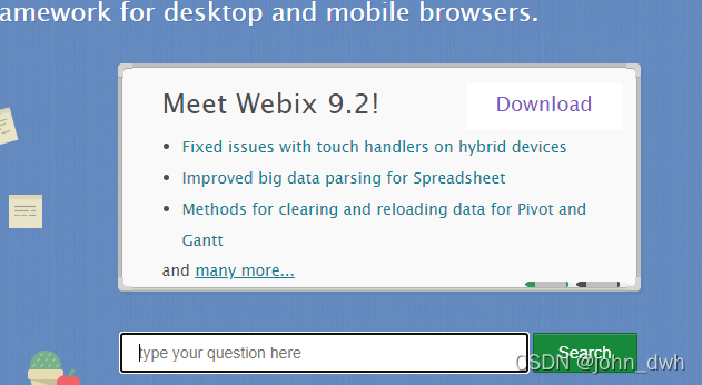 Webix - JavaScript UI 9.2.0-CSDN博客