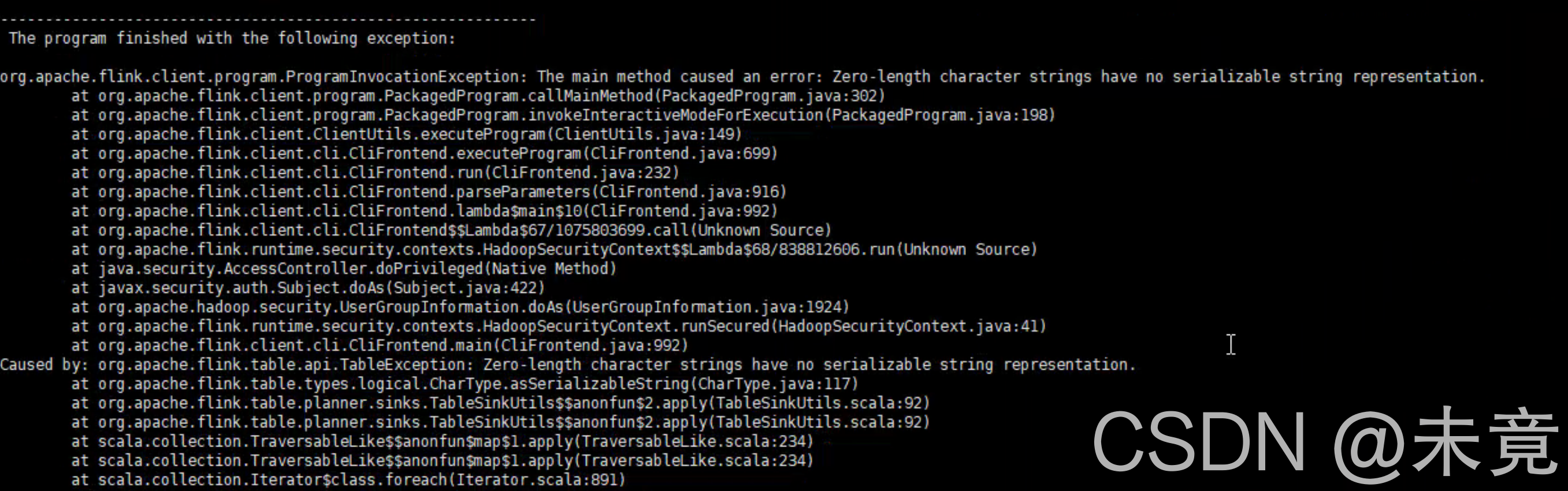 Flink任务报错记录_org.apache.flink.client.program.programinvocatione-CSDN博客