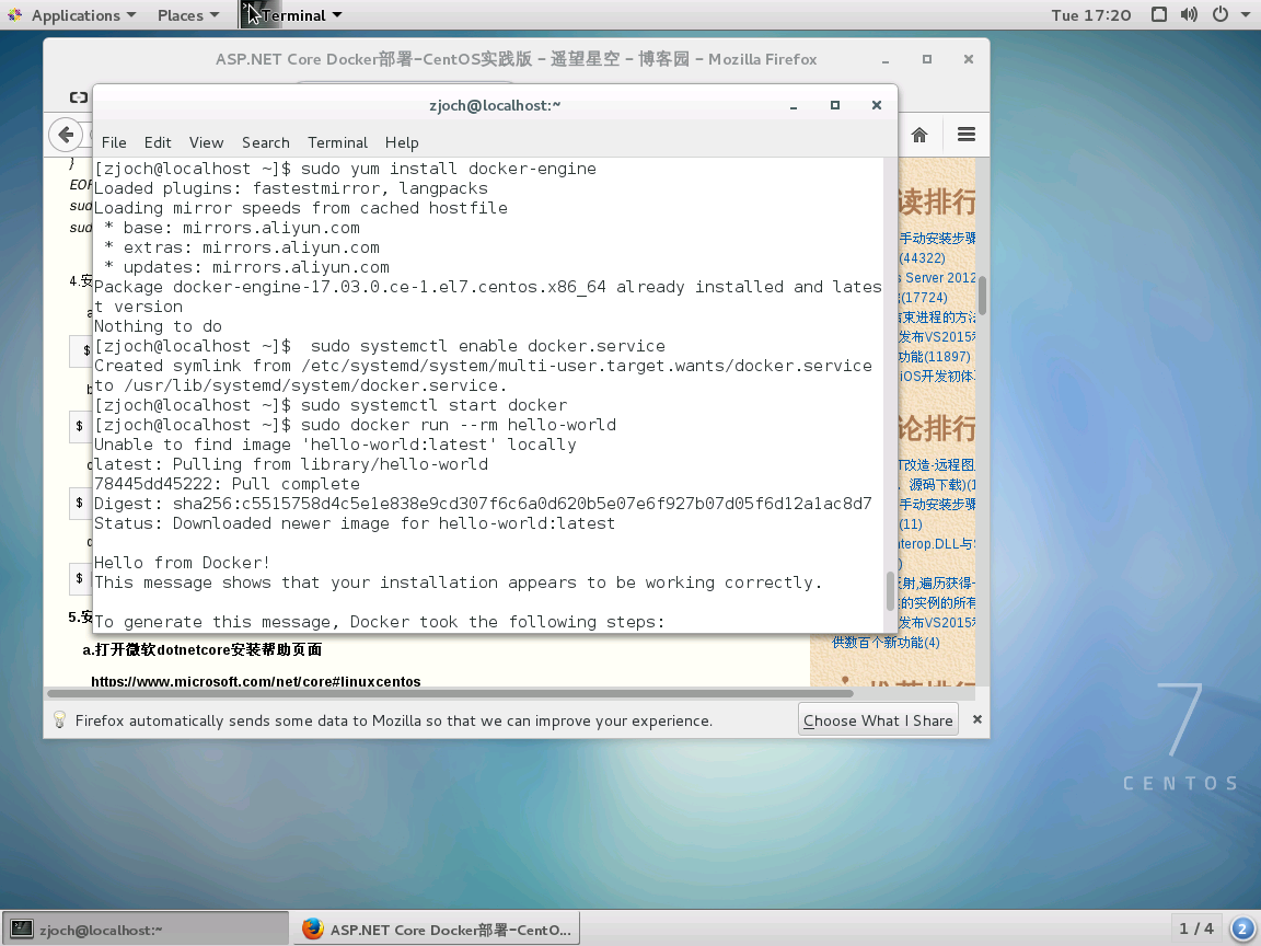 ASP.NET Core Docker jexus部署-CentOS实践版_jexus docker 部署-CSDN博客