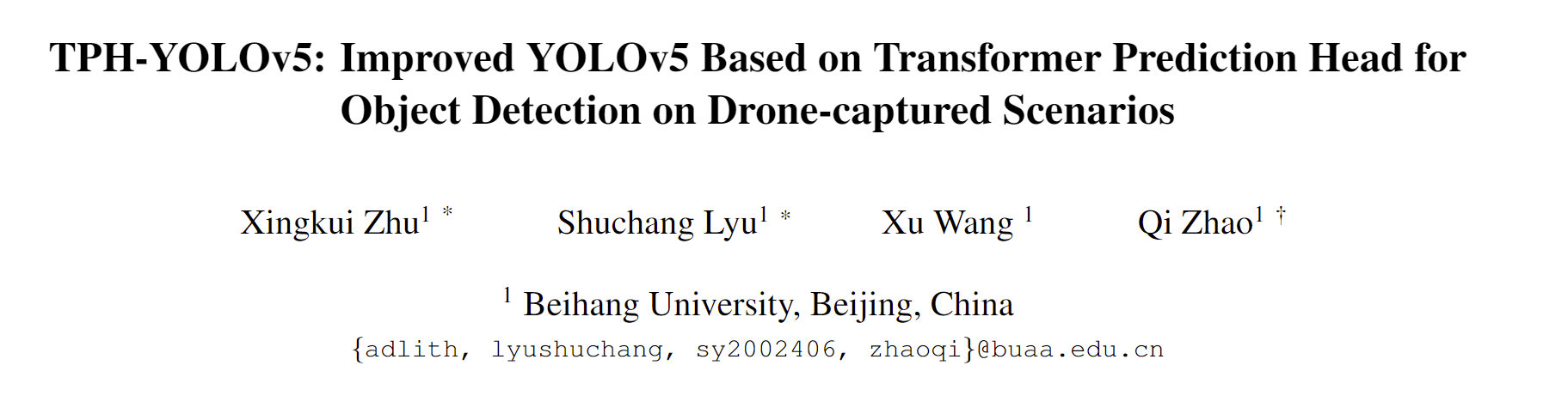 基于Transformer的YOLOv5小目标检测器 | 四头加注意力-CSDN专栏