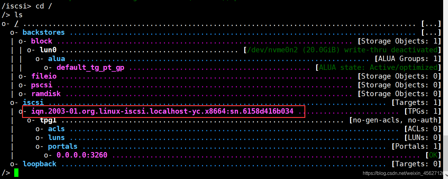 Linux-----iscsi 练习（实现将Linux里的硬盘共享到Windows主机）_targetcli-CSDN博客