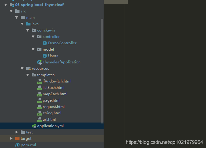 Spring Boot---(7)SpringBoot整合Thymeleaf（对Thymeleaf的string，if，switch，list，map，作用域进行介绍使用）_thymeleaf ...