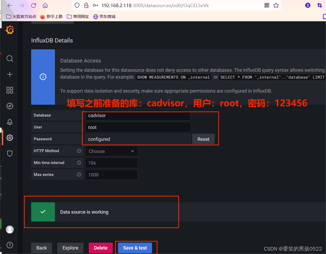 构建Docker容器监控系统(Cadvisor +InfluxDB+Grafana)_docker cadvisor-CSDN博客