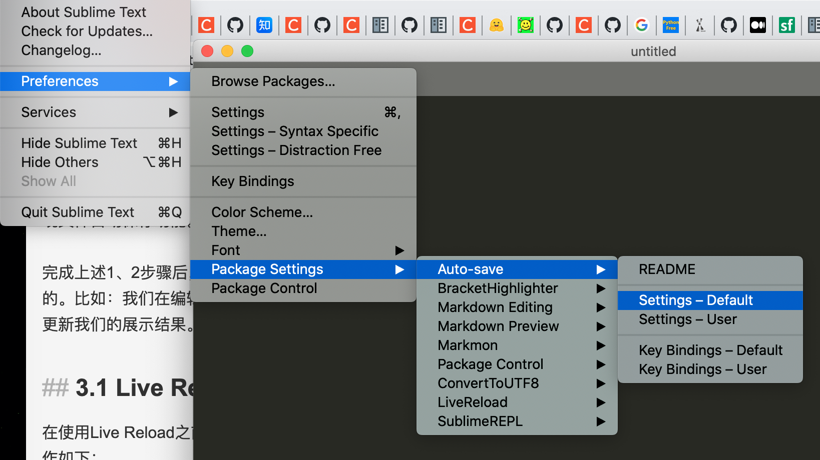 使用sublime Text3进行markdown编辑实时预览sublime如何书写markdown并且显示 Csdn博客 3537
