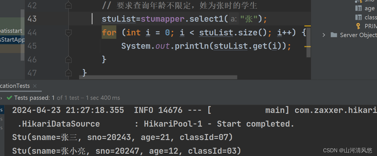 springboot整合Mybartis中xml文件定义sql和动态sql实现及报错解决_xml执行自定义sql语句-CSDN博客