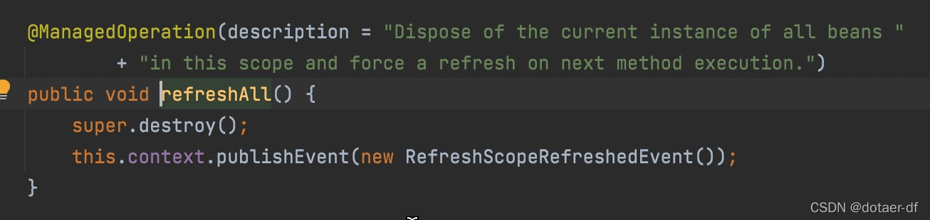 Refreshscope刷新配置文件原理refreshscope原理 Csdn博客